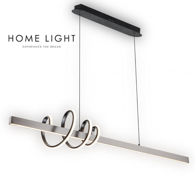 HOME LIGHT – LUNA 228 VISILICA 43W 3000K SIVA/CRNA