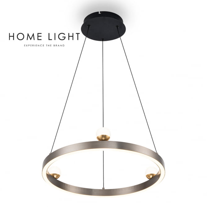 HOME LIGHT – LUNA 232 LUSTER 40W 3000K SIVA/ZLATO