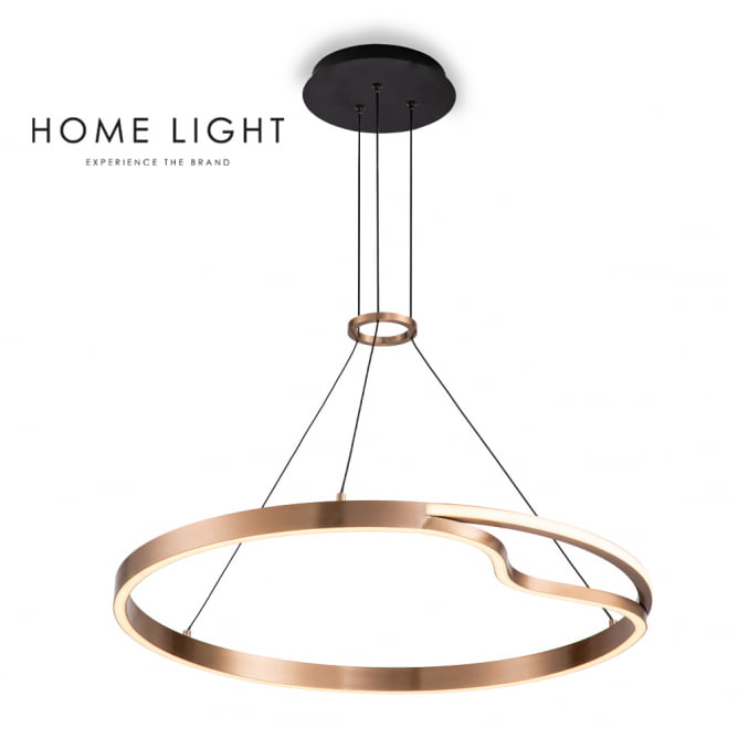 HOME LIGHT – LUNA 235 LUSTER 37W 3000K ZLATO