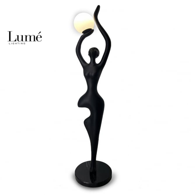 LUME – BELORE 33 PODNA LAMPA 1*E27 CRNA