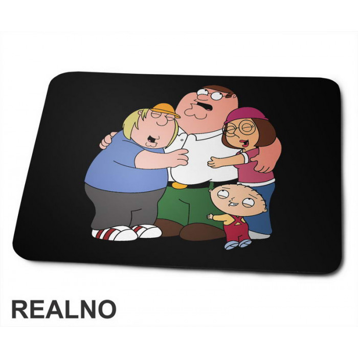 HAPPY FAMILY HUG - FAMILY GUY - PODLOGA ZA MIŠ