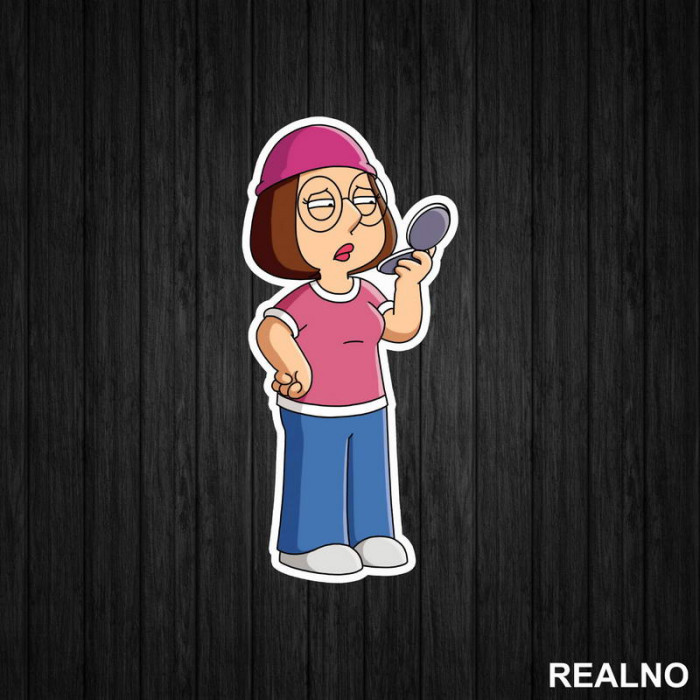 MEG GRIFFIN AND MIRRORS - FAMILY GUY - NALEPNICA