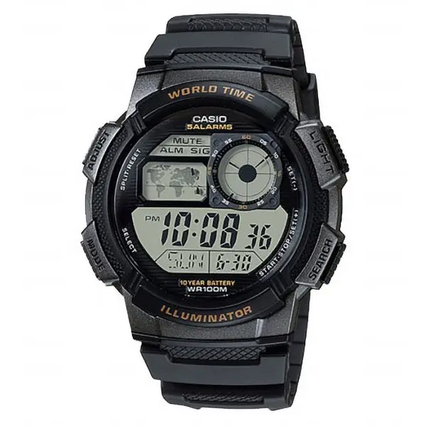 CASIO Muški sat AE-1000W-1A crni