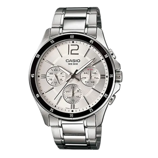 CASIO Muški sat MTP-1374D-7A srebrni