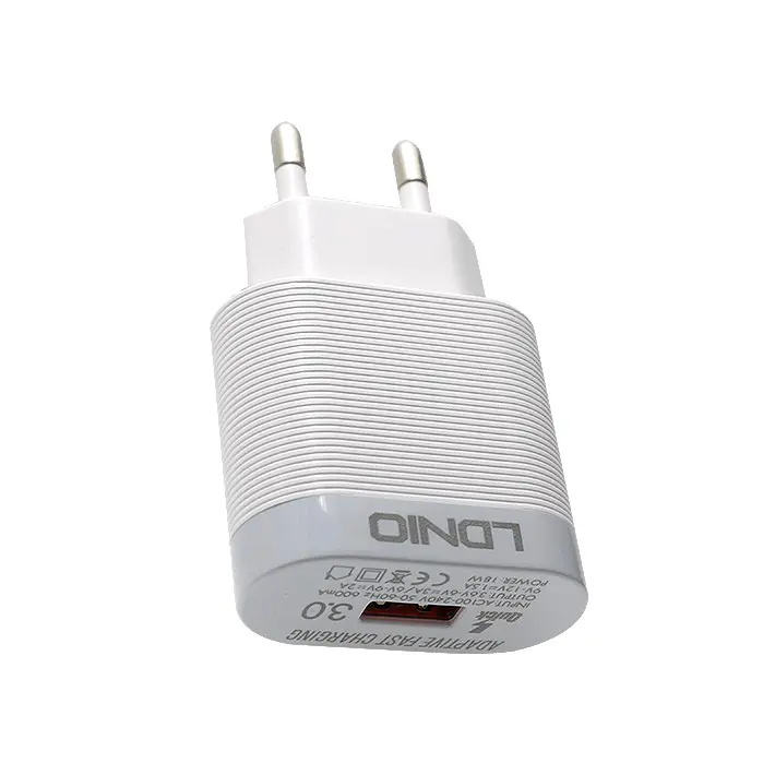 Kućni punjač LDNIO A303Q QC 3.0 5V 3A micro USB beli