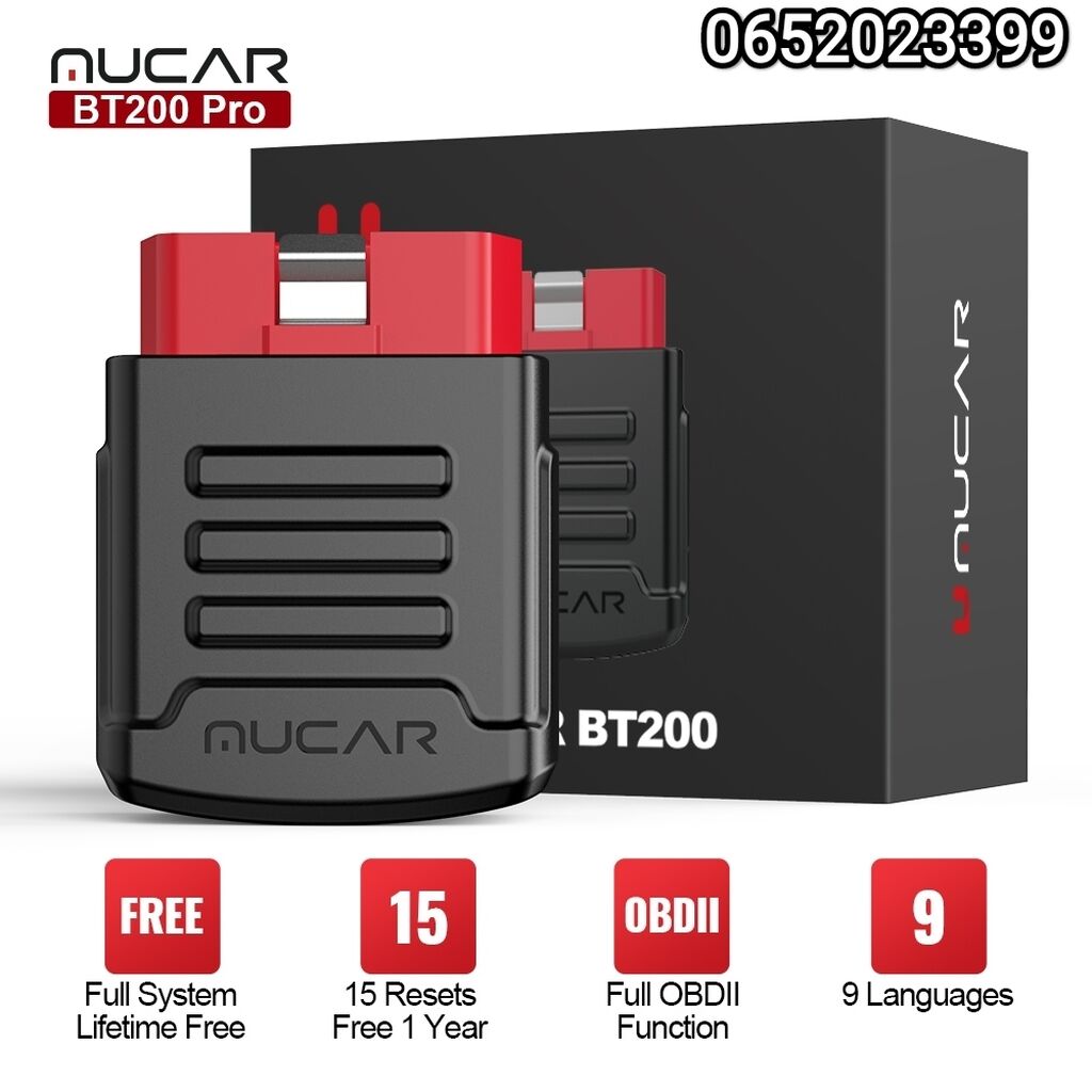 MUCAR BT200 Pro Full System OBD2 Auto Dijagnostika 1 godina