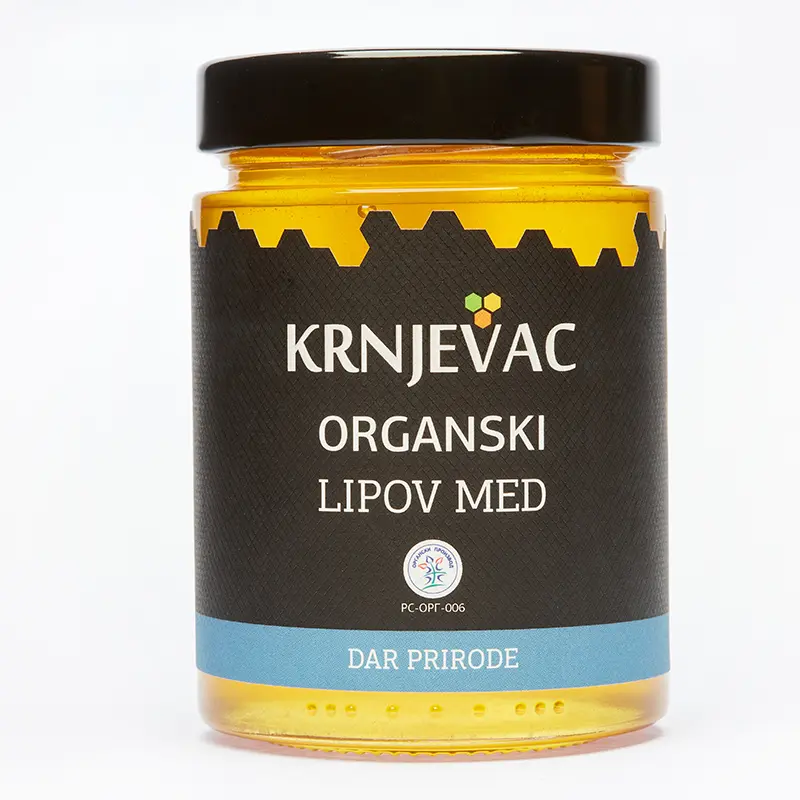 KRNJEVAC Organski lipov med 450g