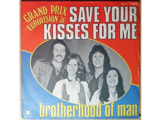 SP BROTHERHOOD OF MAN - Save Your Kisses For Me, France