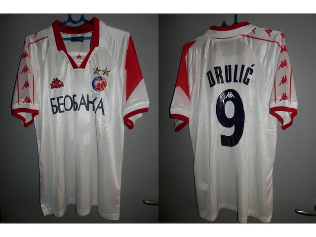 Crvena Zvezda dres 1995-98 Goran Drulić 9 (Gostujući)