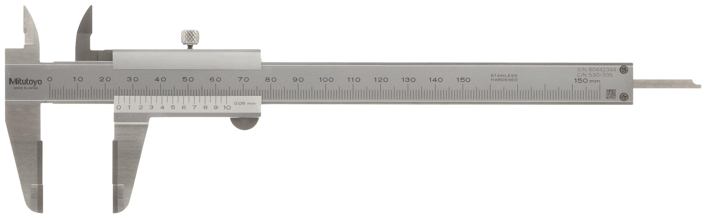 .Mitutoyo pomično merilo - šubler sa nonijusom 0-150mm, podela: 0.05mm (530-101)