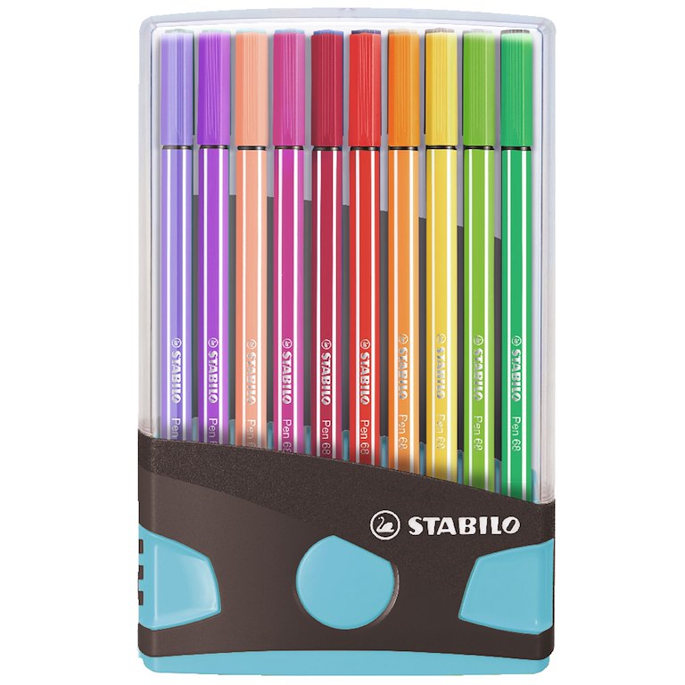 Flomaster STABILO Pen 68 ColorParade stoni set 1/20 plava