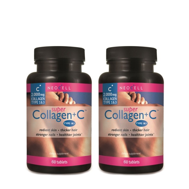 SUPER COLLAGEN + C VITAMIN TABLETE DUO PACK