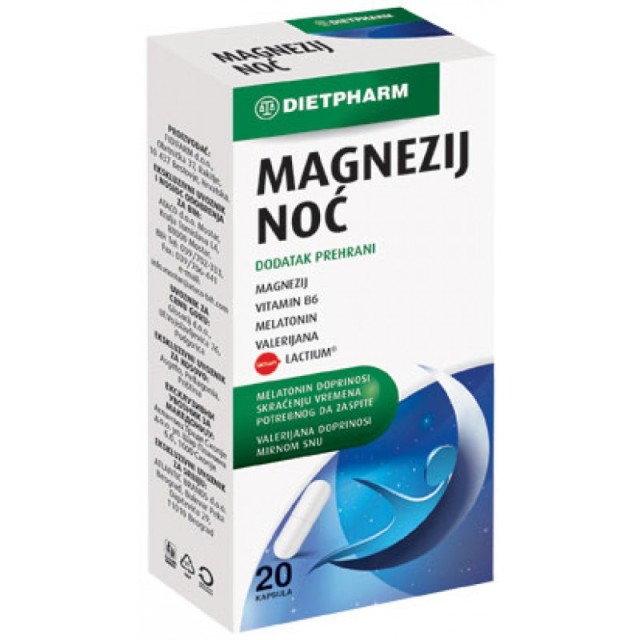 MAGNEZIJUM NOĆ KAPSULE - Preparat za miran san