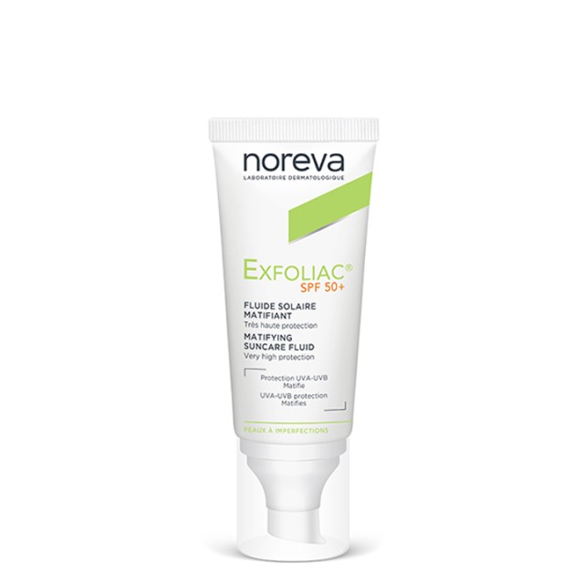 NOREVA EXFOLIAC MATIRAJUĆI FLUID ZA ZAŠTITU OD SUNCA SPF50+