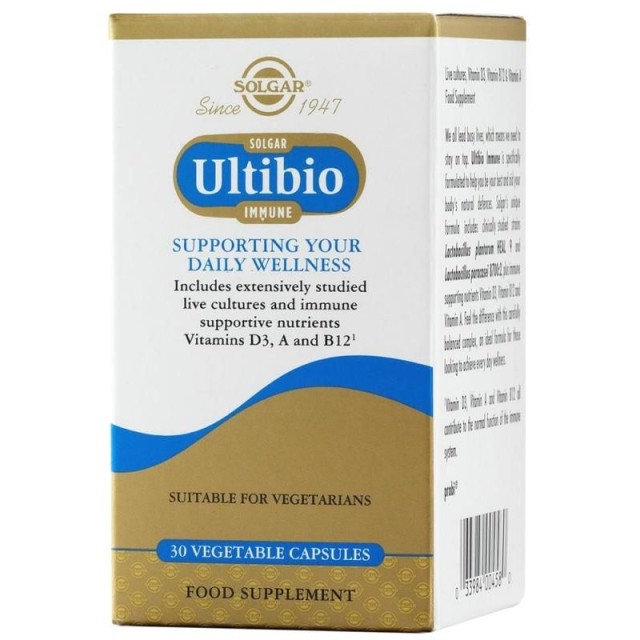 SOLGAR ULTIBIO IMMUNE KAPSULE A30