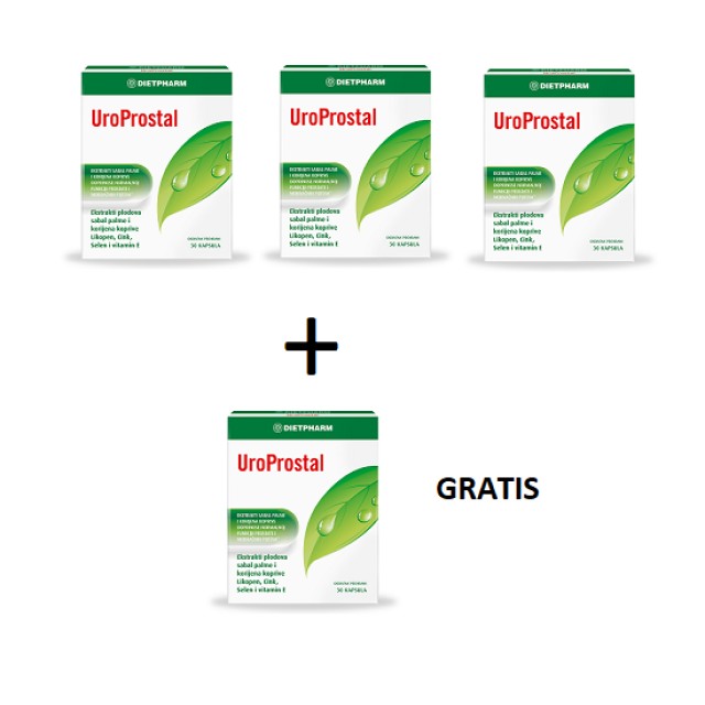 UROPROSTAL KAPSULE 3+1 GRATIS