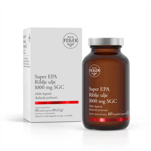 SUPER EPA RIBLJE ULJE 1000mg 60 KAPSULA  - M. E. V. FELLER