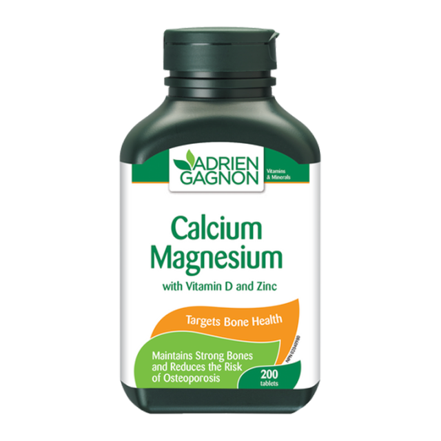 ADRIEN GAGNON CALCIUM MAGNESIUM VITAMIN-D ZINC TABLETE