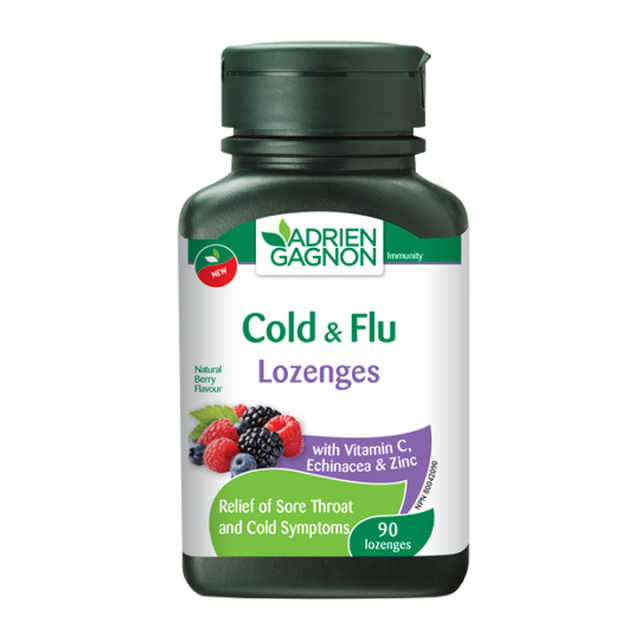 ADRIEN GAGNON ZINC COLD AND FLU LOZENGE