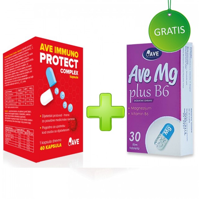 AVE IMMUNO PROTECT + AVE MG PLUS B6