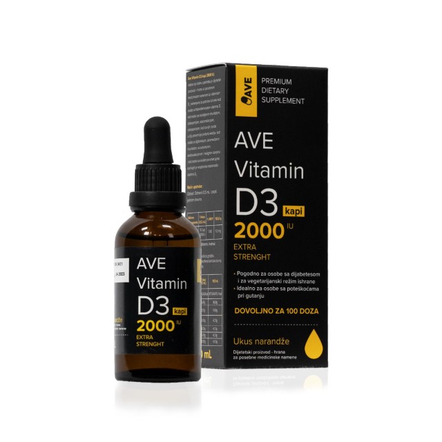 AVE VITAMIN D3 KAPI 2000 I.U.