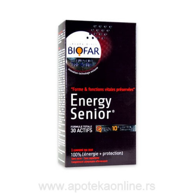 BIOFAR ENERGY SENIOR ŠUMEĆE TABLETE