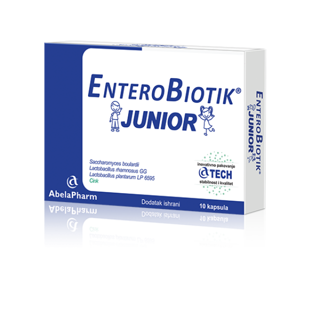 ENTEROBIOTIK JUNIOR 10 KAPSULA