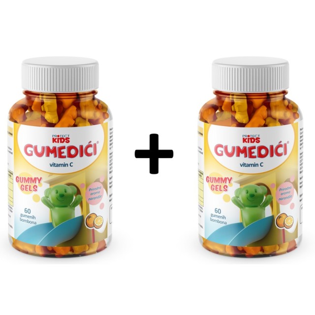 GUMEDIĆI - VITAMIN C - GUMENE BOMBONE ZA DECU 1+1 GRATIS