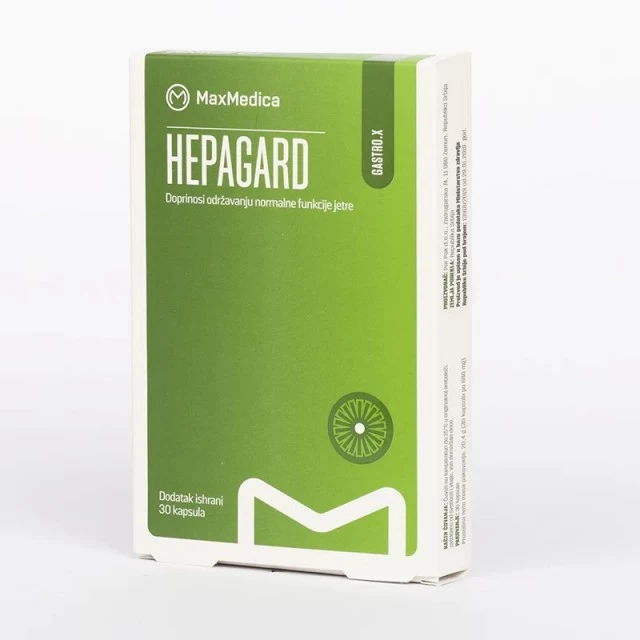 HEPAGARD KAPSULE - Preparat za za jetru na biljnoj bazi