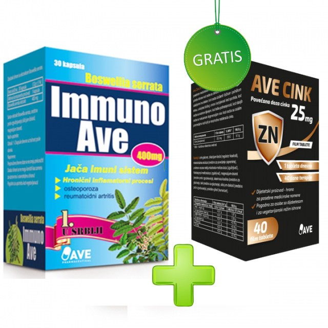 IMMUNO AVE + AVE CINK 25mg