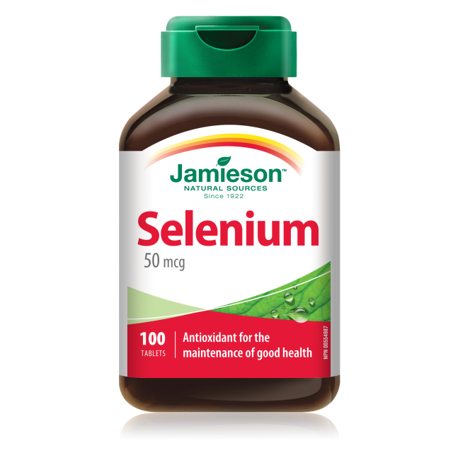 JAMIESON SELENIUM 50 MCG - Preparat za povišen nivo stresa