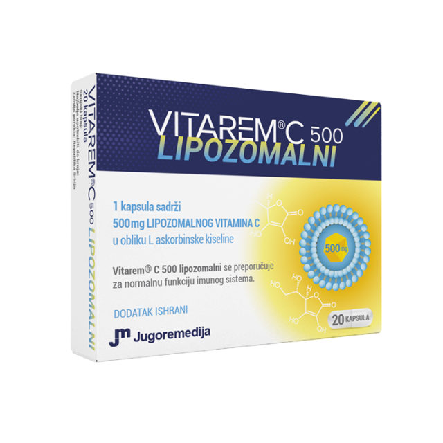 JUGOREMEDIJA VITAREM C 500 LIPOZOMALNI