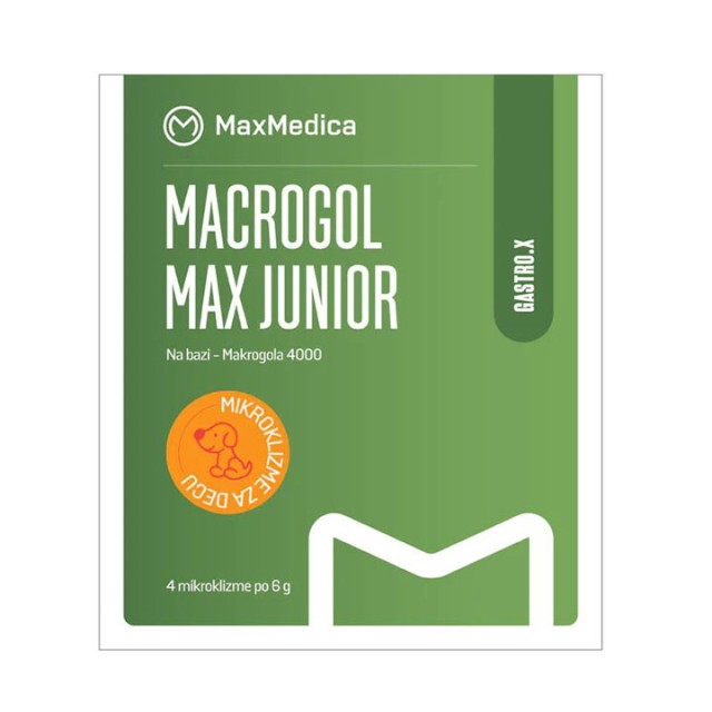 MACROGOL MAX JUNIOR - Preparat za olakšano pražnjenje creva