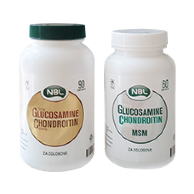 NBL GLUCOSAMINE CHONDROITIN PLUS MSM DUO PACK