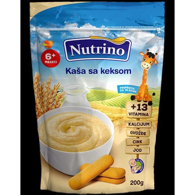 NUTRINO MLEČNA KAŠA SA KEKSOM 200G