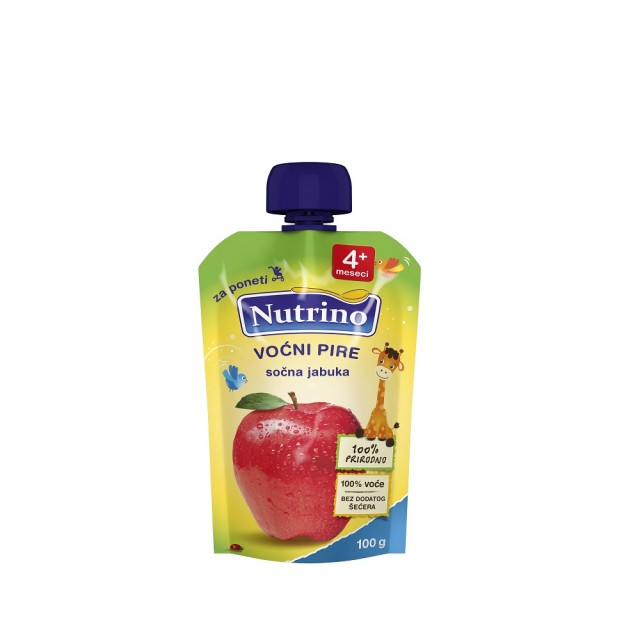 NUTRINO VOĆNI PIRE SOČNA JABUKA 100G