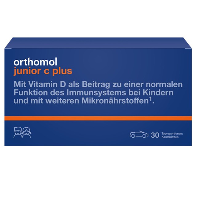 ORTHOMOL IMMUN JUNIOR C PLUS 30 MANDARINA-NARANDŽA