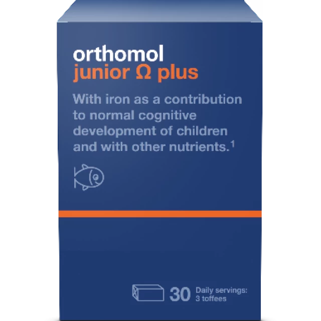 ORTHOMOL JUNIOR OMEGA PLUS - Preparation for improving children's abilities