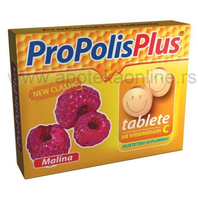 PROPOLIS PLUS MALINA TABLETE