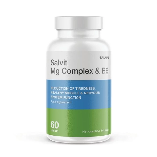 SALVIT MG COMPLEX & B6 - Preparat za energiju, smanjenje umora i iscrpljenosti