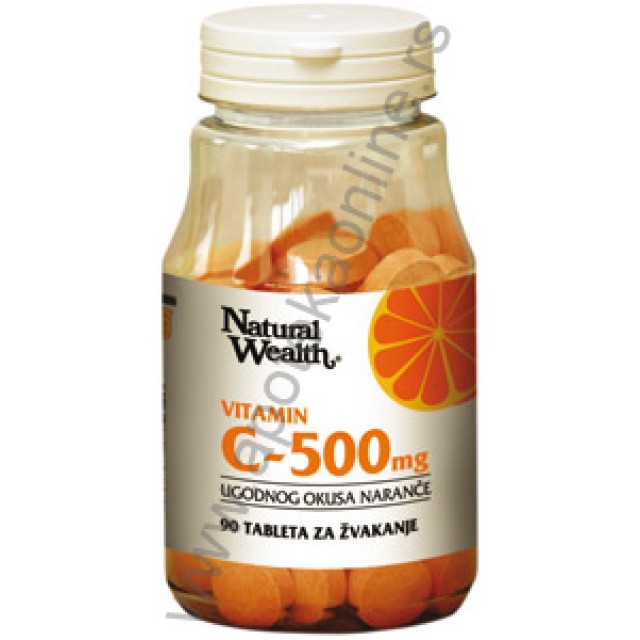 VITAMIN C 500mg TABLETE ZA ŽVAKANJE