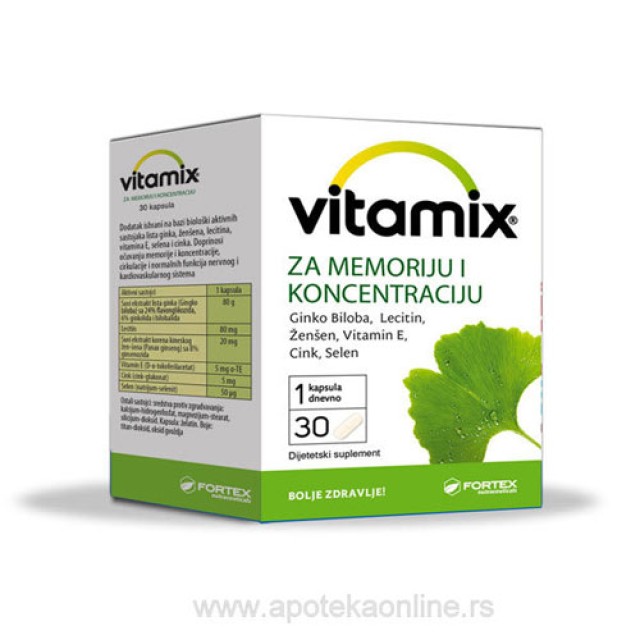 VITAMIX KAPSULE ZA MEMORIJU I KONCENTRACIJU