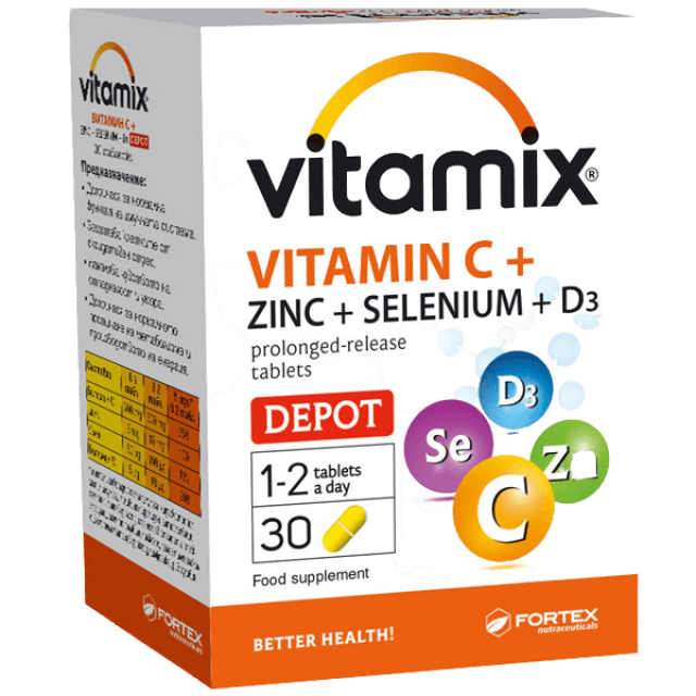 VITAMIX Zn + SE + D3 + VITAMIN C DEPOT