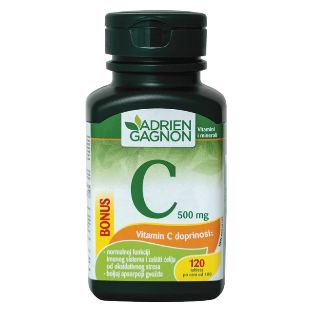 ADRIEN GAGNON VITAMIN C 500MG TABLETE