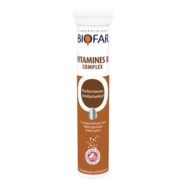 BIOFAR COMPLEX VITAMINS B ŠUMEĆE TABLETE