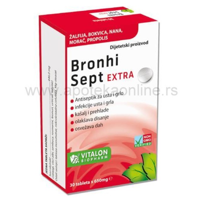 BRONHISEPT EXTRA TABLETE