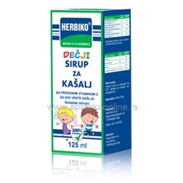 HERBIKO DEČJI SIRUP ZA KAŠALJ