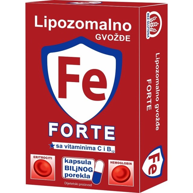 LIPOZOMALNO GVOŽĐE FORTE KAPSULE