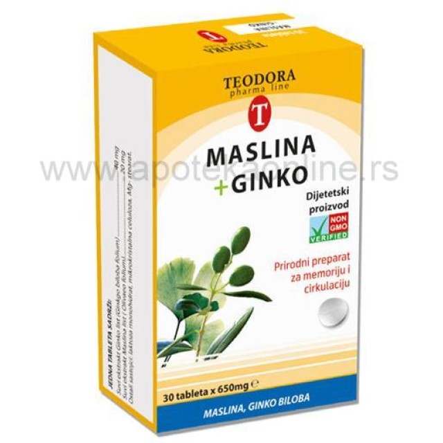 MASLINA + GINKO TABLETE