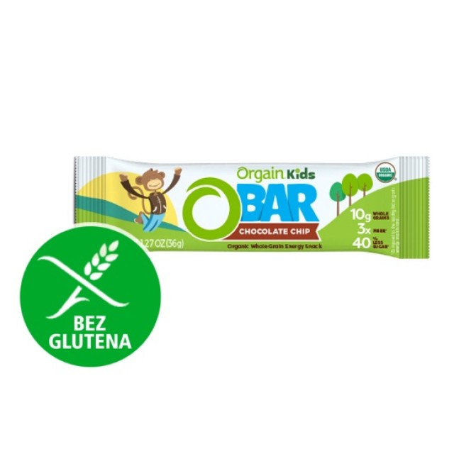 ORGAIN KIDS O-BAR ČOKO ČIPS